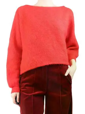 BA&SH Ba&Sh Off-Shoulder Long-Sleeved Sweater