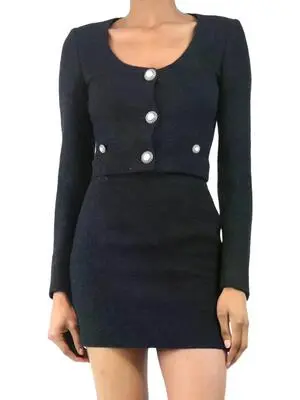 ALESSANDRA RICH Alessandra Rich Bouclé Jacket And Skirt Set