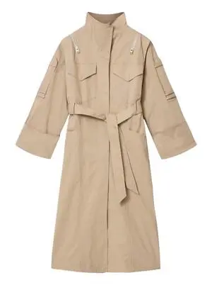 ALLSAINTS AllSaints Clayton Relaxed Fit Trench Coat