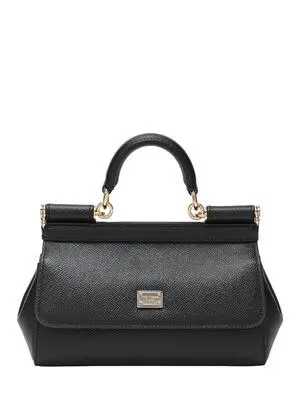 Dolce & Gabbana Dolce & Gabbana Small Sicily Handbag Black