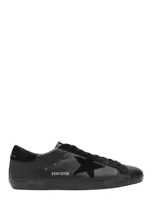GOLDEN GOOSE Golden Goose Super-Star Leather And Suede Sneakers