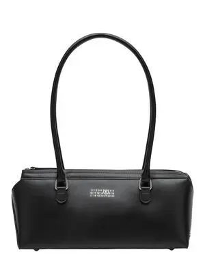 MAISON MARGIELA Small Leather Bowling Bag - Black