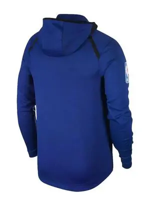 Nike Nba Golden State Warriors Logo-print Hoodie - Blue