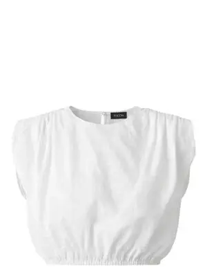TOCCIN Toccin Sirelle Padded Shoulder Top