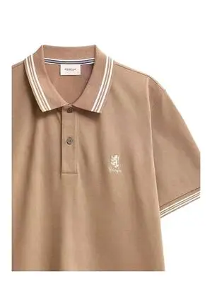 Pringle Of Scotland Piqué-knit Tipped Polo Shirt - Neutrals