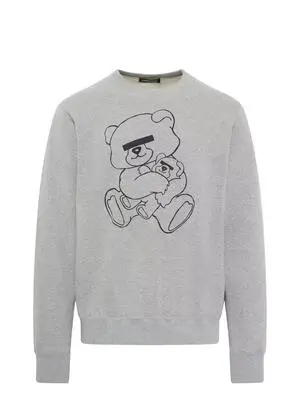 Undercover Teddy Print Sweatshirt - Grey