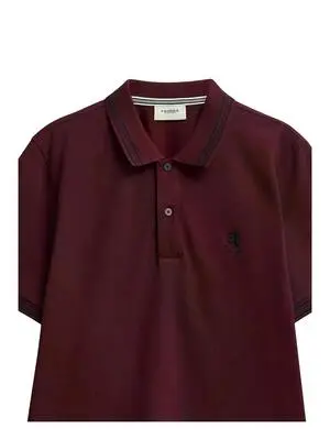 Pringle Of Scotland Piqué Tipped Polo Shirt - Red