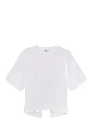 AGOLDE AGOLDE Theo Cut-Out Tie-Fastening T-Shirt