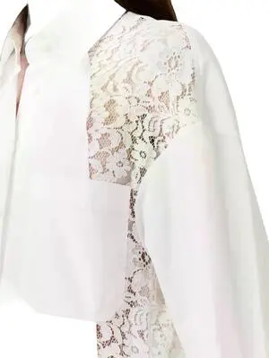 Stella McCartney Lace-panelled Asymmetric Dress - White