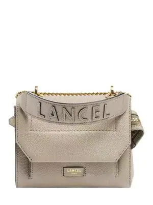 LANCEL Ninon Grained-leather Cross Body Bag - Neutrals