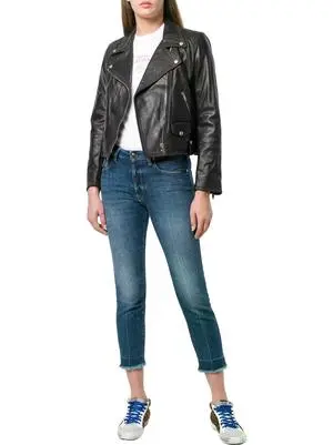 GOLDEN GOOSE Jolly Cropped Jeans - Blue