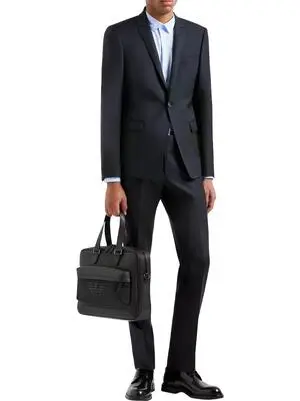 Emporio Armani Notched Blazer - Blue