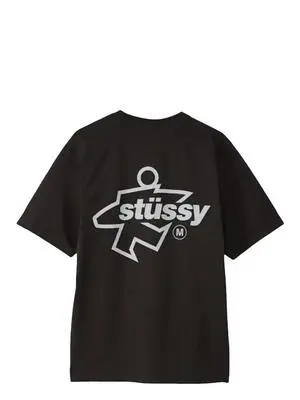 StÜssy Surf Dyed Tee Shirt - Faded Black