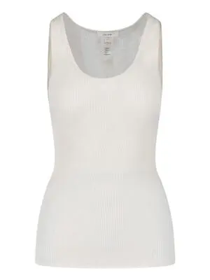 THE ROW Danel Tank Top - White
