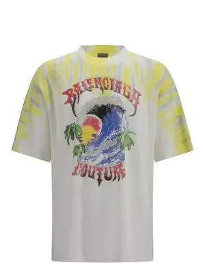 Balenciaga Extree Tie Dye T-shirt Ale - Yellow