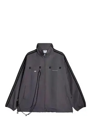 SONG FOR THE MUTE X 007 Logo-print Zip-up Jacket - Grey