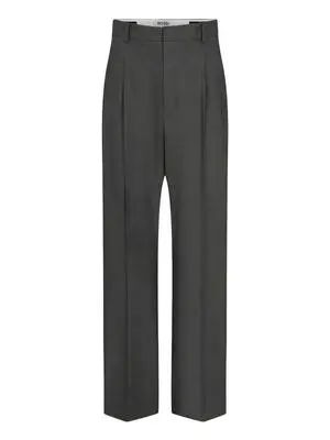 ROSSI Nomy Pleated Tailored Trousers - Grey