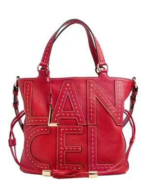 LANCEL Premier Flirt Medium Bucket Bag - Red