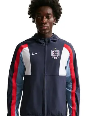 Nike England Energy Dri-fit Soccer Woven Jacket - Blue