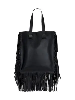 IRO PARIS Paper Franges Bag - Black