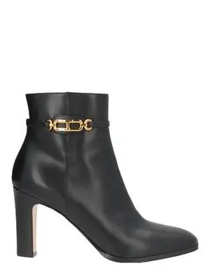 TOM FORD Leather Ankle Boots - Black