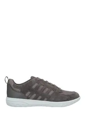 Geox Textile And Leather Sneakers - Grey
