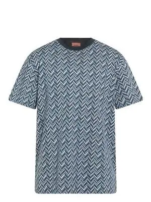 Missoni T-shirt Slate Size Cotton - Blue