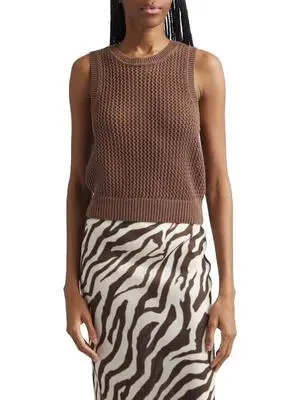 TOCCIN Izzy Knit Tank - Cocoa