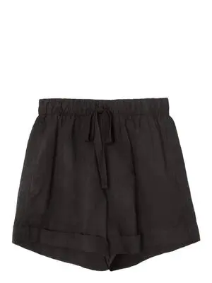Xirena Declan Drawstring Waist Shorts - Black