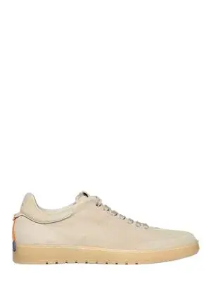BARACUTA Perforated Toe Lace-up Sneakers - Neutrals