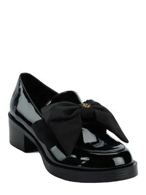 Karl Lagerfeld Paris Camilia Bow Loafer - Black