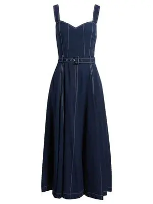 CIEBON Ariena Belted Maxi Dress - Navy