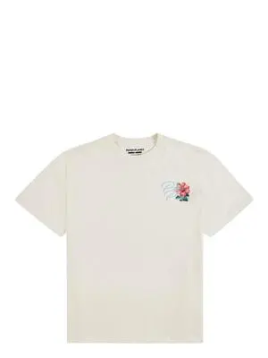 PAPER PLANES Flower Graphic T-shirt - Eggshell
