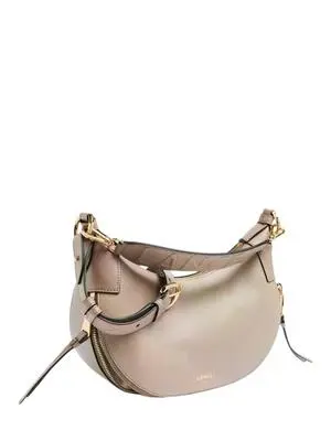 LANCEL Origami Leather Shoulder Bag - Neutrals
