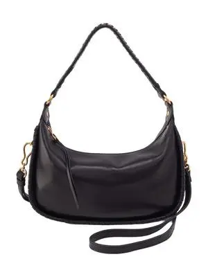 Hobo Mia Leather Crescent Bag - Black
