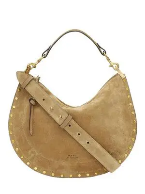 Isabel Marant Étoile Suede Satchel With Studded Detail - Brown