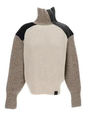 Stella McCartney MAGLIA IN LANA ALTERMAT COLOUR BLOCK Multicolore