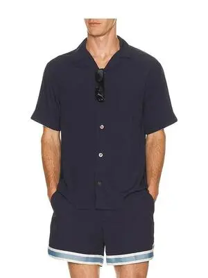 CHE Valbonne Button Down Shirt In . Also - Blue