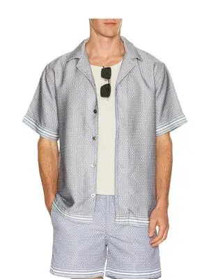 CHE Lucena Printed Shirt In . Also - Blue