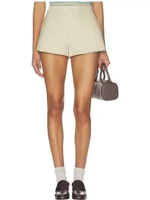 LOVERS AND FRIENDS Margo Poplin Short - Tan