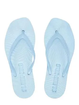 VELOUR Tapered Flip Flop - Blue