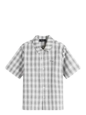 DIME Plaid Short Sleeve Shirt - Grey