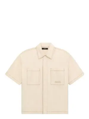 Amiri Boxy Short-sleeve Shirt - Ecru