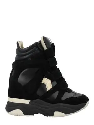 Isabel Marant Étoile Balskee Panelled High Top Sneakers - Black