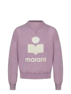 Isabel Marant Étoile Isabel Marant Toile Moby Logo Sweatshirt Pink