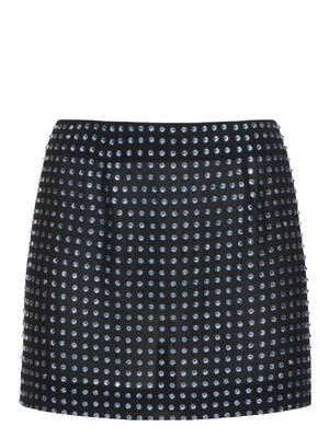16Arlington Halie Crystal-embellished Mini Skirt - Black
