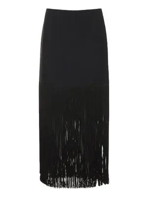 MICHAEL KORS Michael Kors Crepe Tassel Mini Skirt