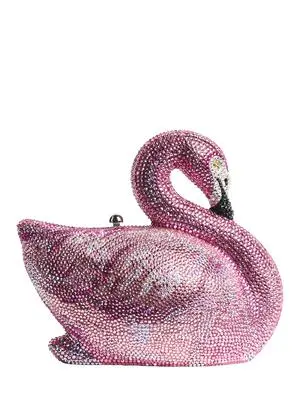 Judith Leiber Crystal Flamingo Clutch Bag - Pink
