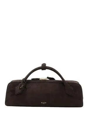 Alaïa Suede Tote Bag - Brown