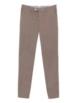 Brunello Cucinelli BRUNELLO CUCINELLI Grey Cotton Chinos Gray